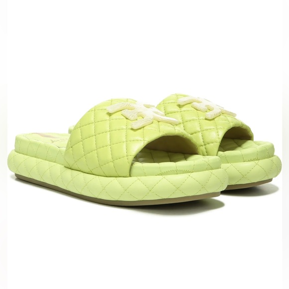 Sam Edelman | Shoes | Like New Sam Edelman Quilted Karina Slide In Lime ...